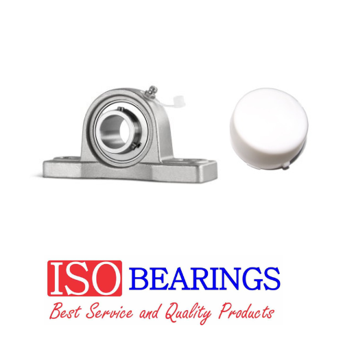 SUCP208 SS420+SS304 HOUSING & ENCLOSED PLASTIC CAP ISO – I S O Bearings