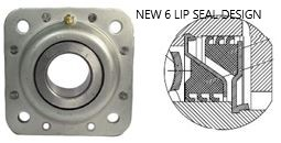 XF009 -2R3 6 Seals/ ST491-2R3 (45MM SHAFT) – I S O Bearings